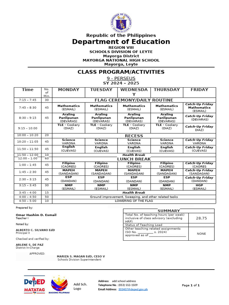 ESMAIL CP - 2024-25 Omar Hashim | PDF