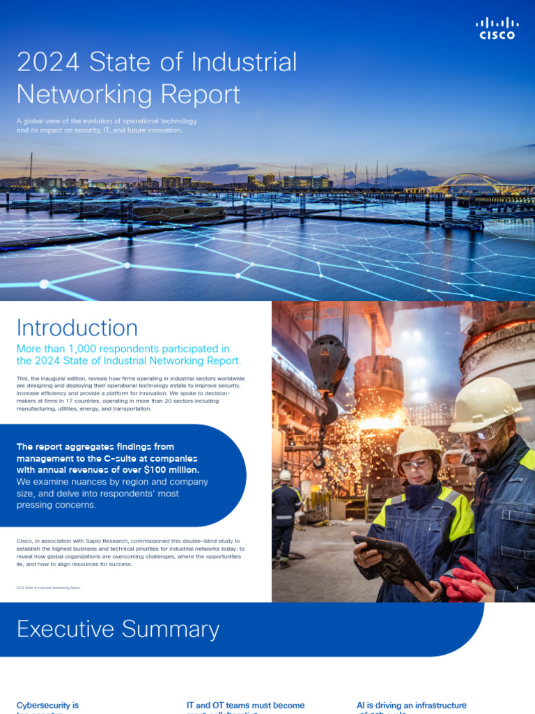 CIS2401 2024 Cisco Industrial Networking Report V3b FINAL 1 | PDF