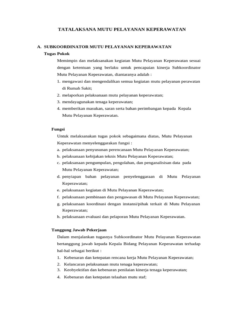 Mutu Komite | PDF