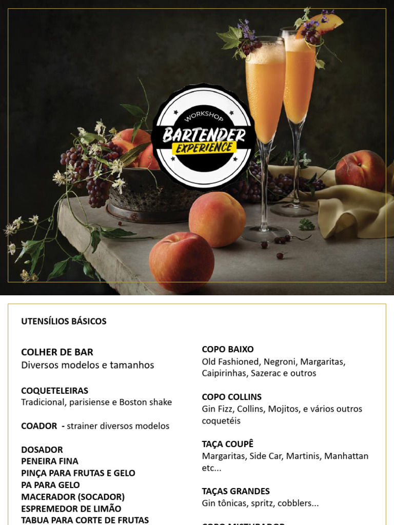 Workshop Bartender Experience | PDF