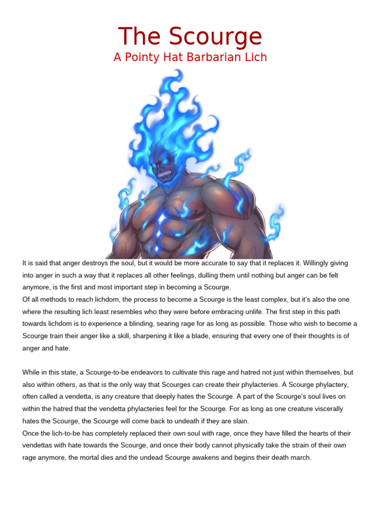 Pointy Hat - The Scourge | PDF