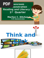 1ST CO MATATAG Lesson Plan - Reading and Literacy Q1 | PDF