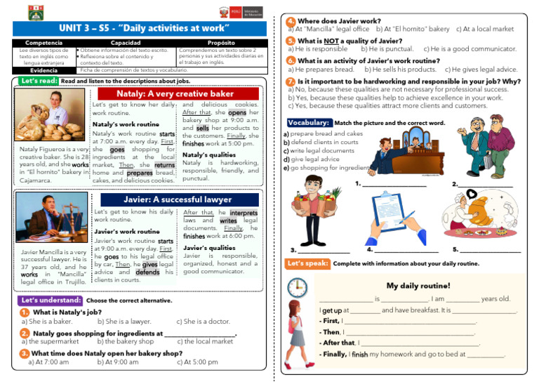 Unit 3 - Reading 5 - Ciclo Vii | PDF