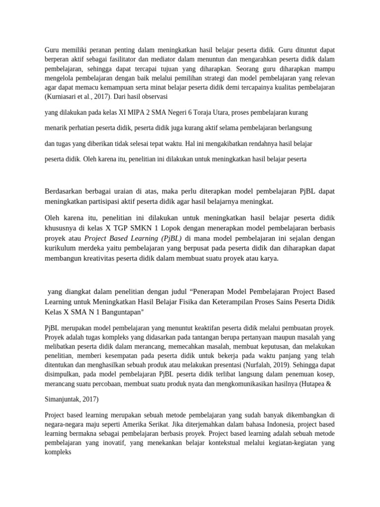 Analisis Hasil Belajar Siswa Pdf