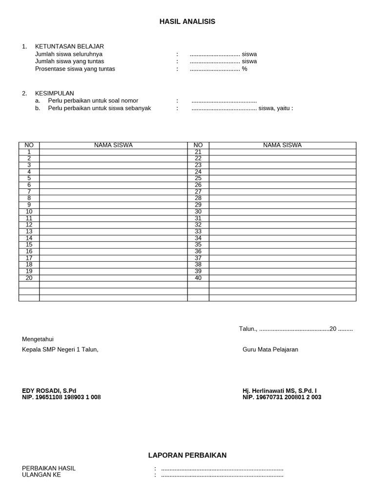 Hasil Analisis 8 B | PDF