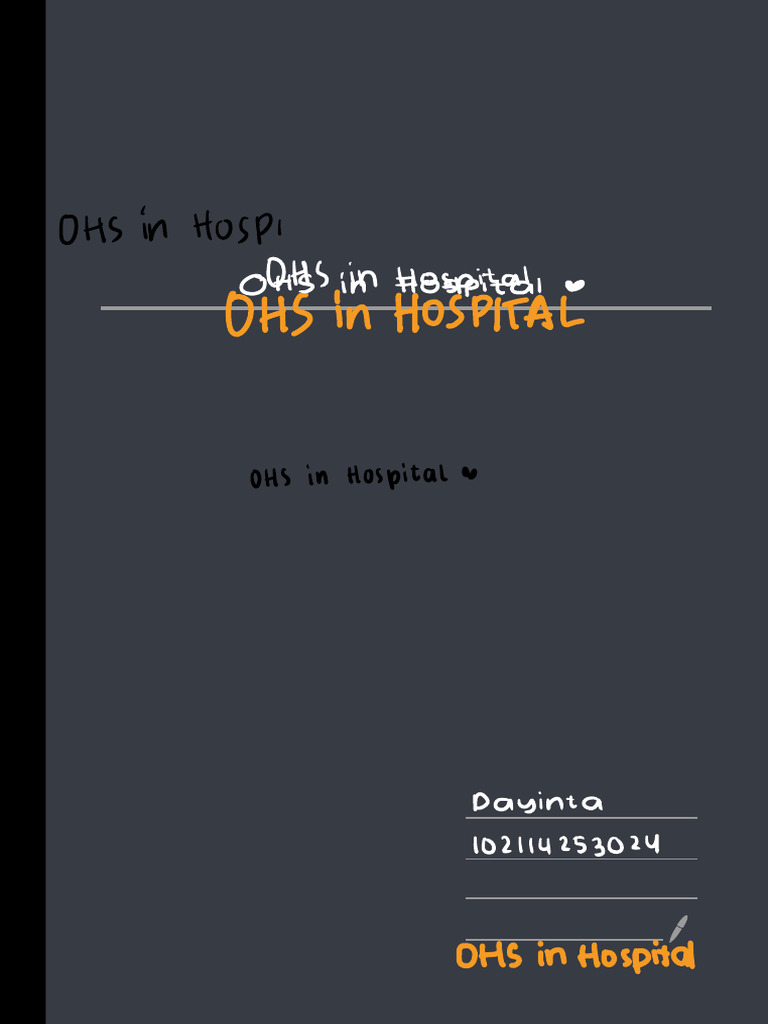 OHS in Hospital | PDF