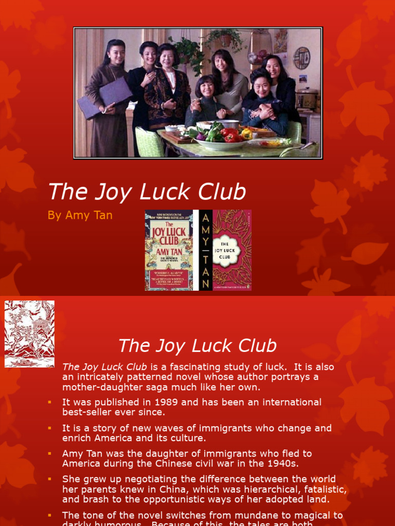 The Joy Luck Club Power Point | PDF | Yin And Yang | Travel