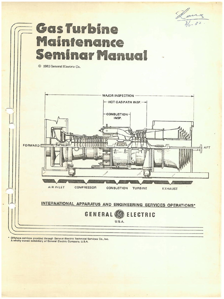 ge-gas-turbine-maintenance-pdf-free | PDF