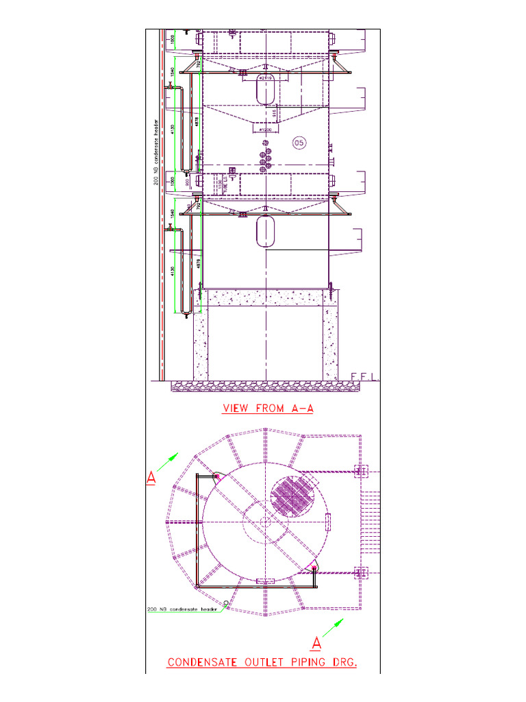 Condensate Piping For Vertical Continuous Pan 60 T | PDF