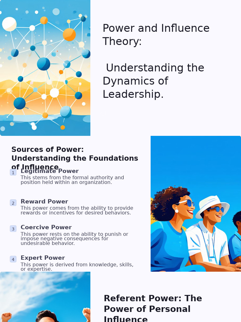 Power and Influence Theory Understanding The Dynamics of Leadership | PDF