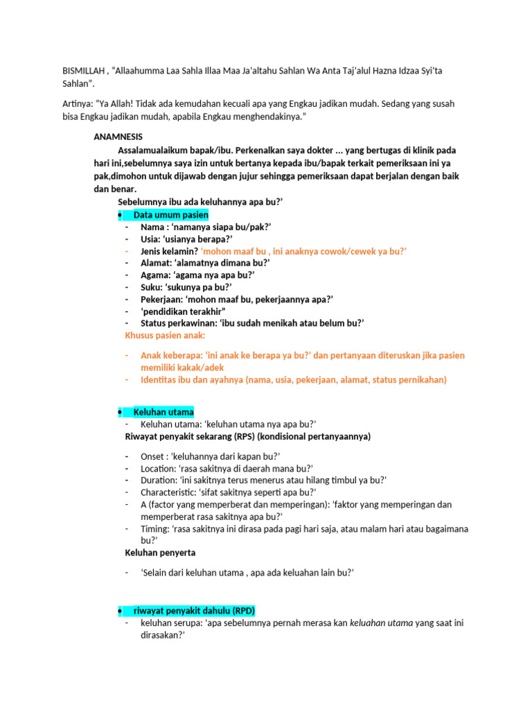 Bismillah Osce Digest Patol | PDF