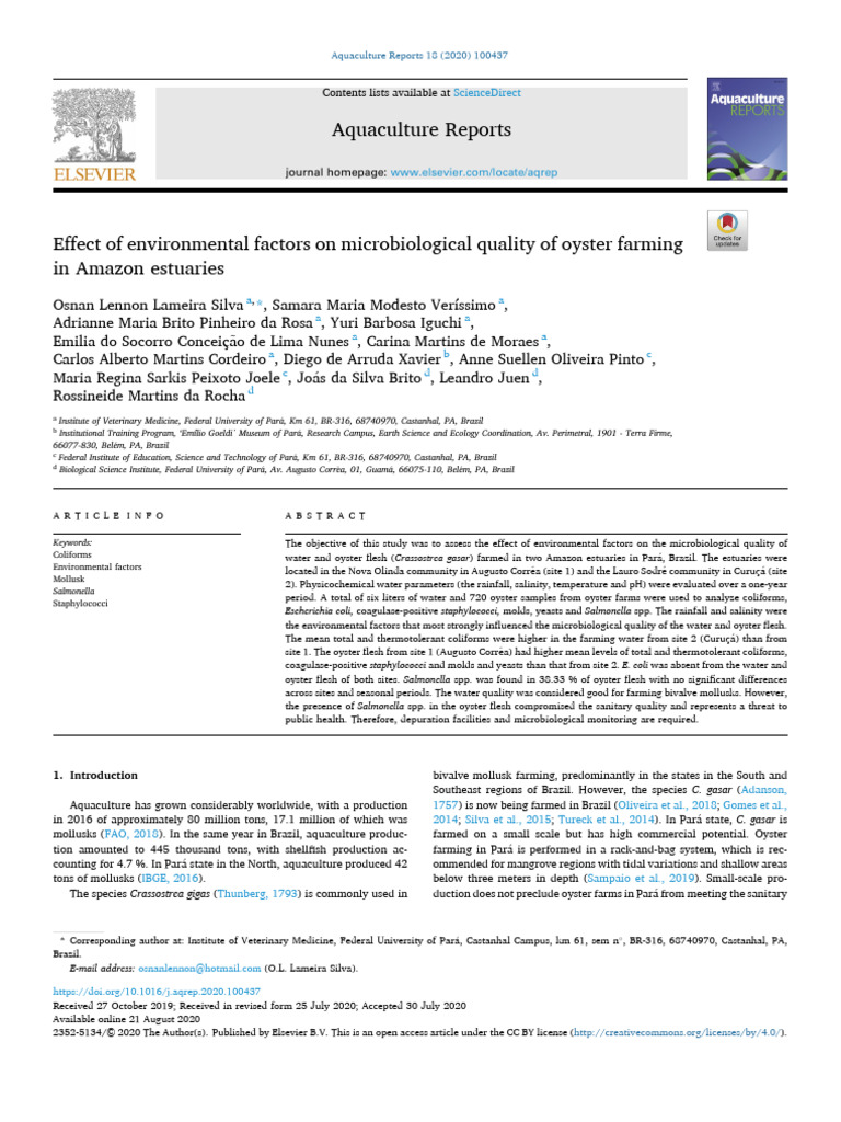 Microbioly | PDF | Oyster | Science & Mathematics