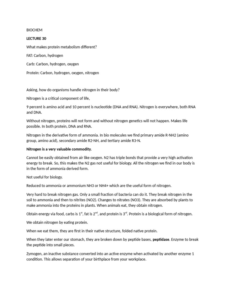 Biochem Final-1 | PDF