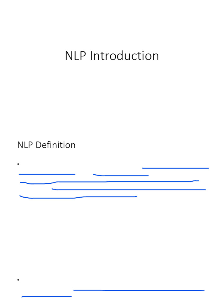 NLP Module 1 | PDF