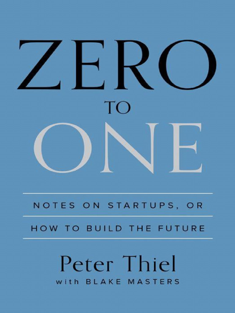 Zero To One | PDF