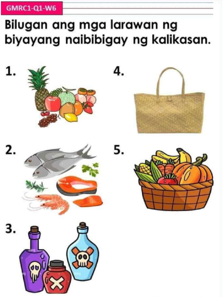 Pinoy Grade 1 Worksheet 2 | PDF