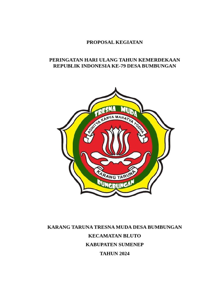 Proposal Kegiatan 17 Agustus | PDF