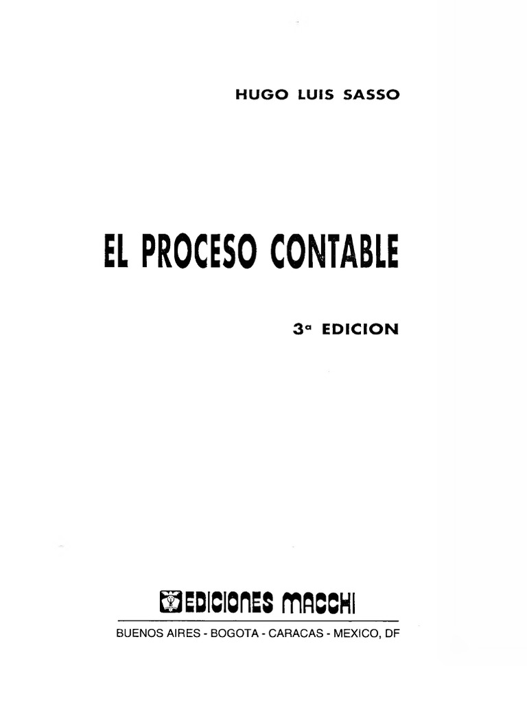 El proceso contable | PDF