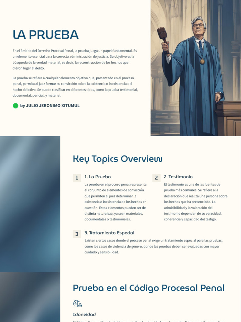 LA-PRUEBA EN EL PROCESO PENAL 1. JJX. | PDF