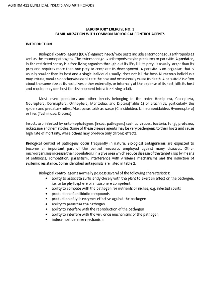 Laboratory Exercise No 1 | PDF