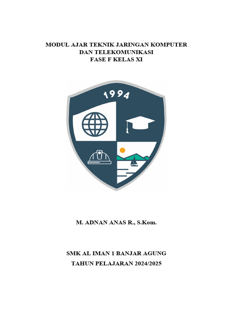 Modul Ajar Fase F XI TKJ | PDF Modul Ajar Fase F XI TKJ | PDF