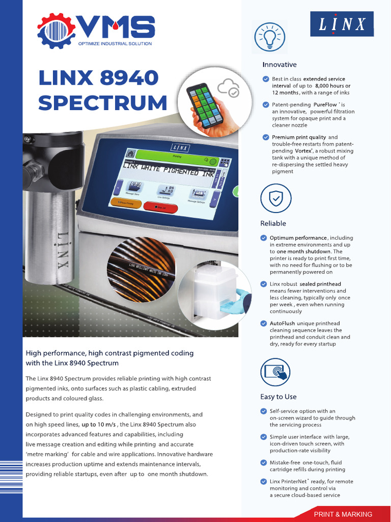 VMS Catlogue 8940 Spectrum en | PDF