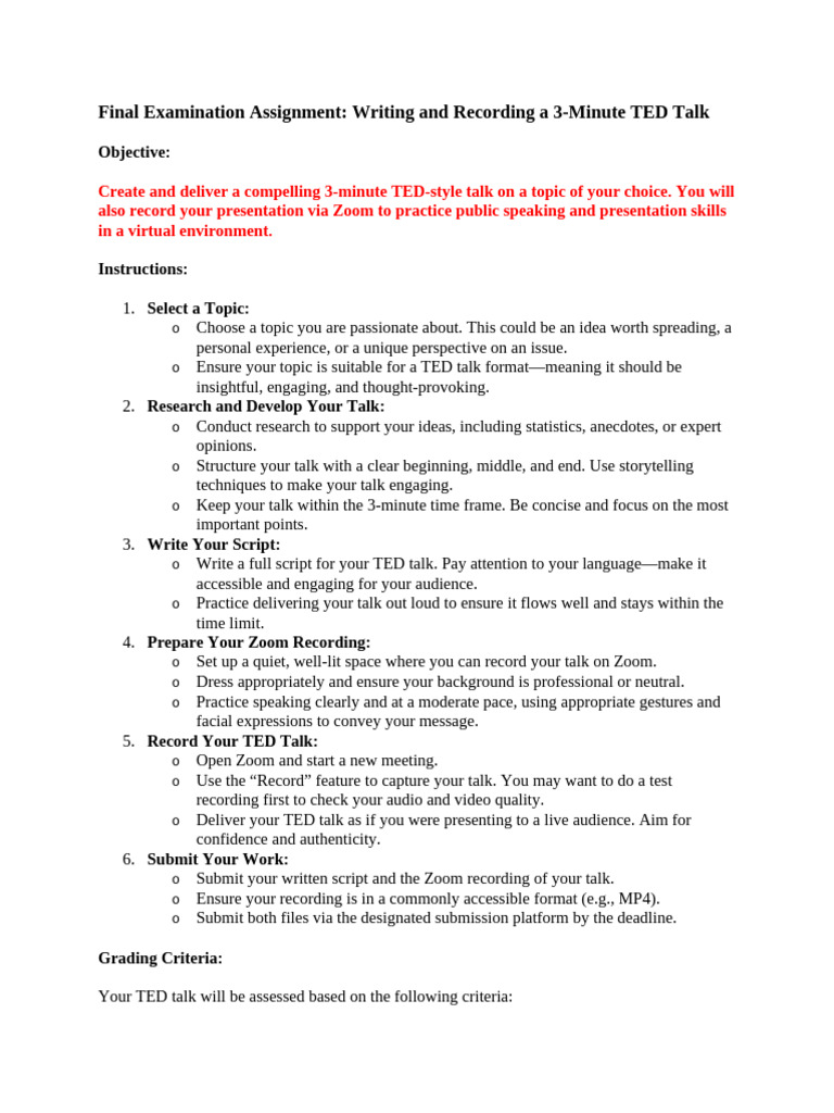 ENG102.Final Examination Assignment - Fa24 | PDF