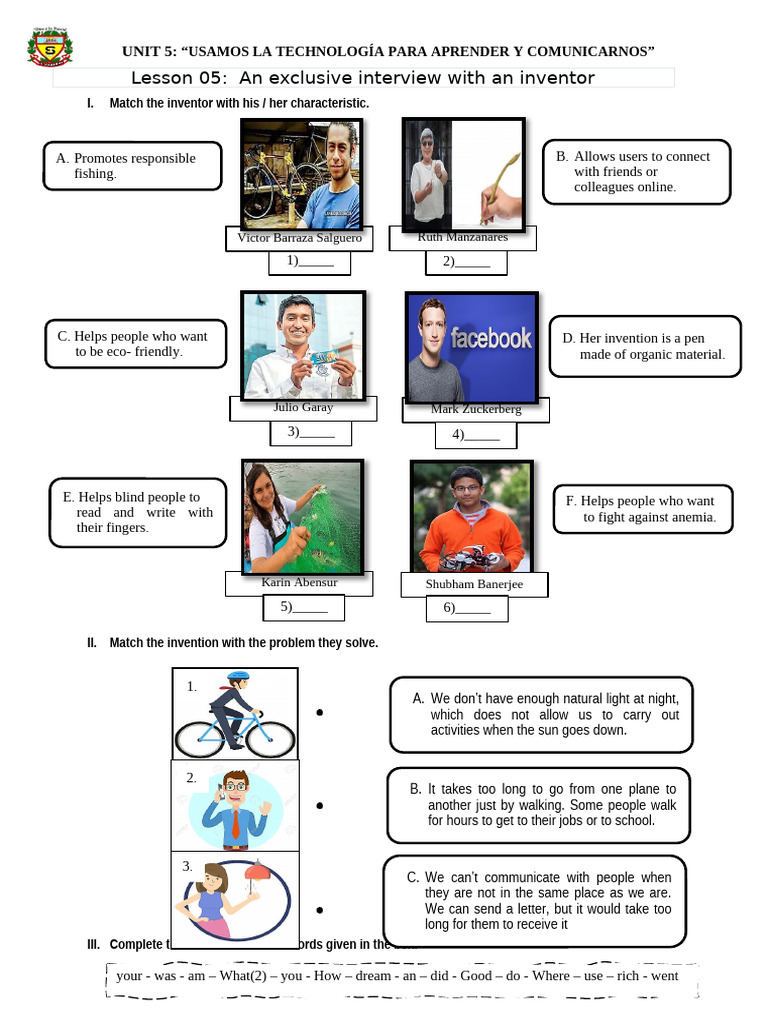 Unit 5 Lesson 05 Interview Speaking (1) | PDF
