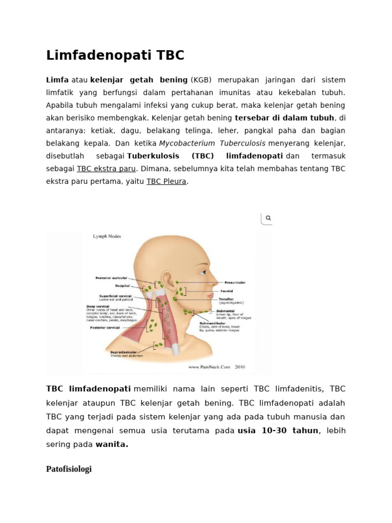Limfadenopati TBC | PDF