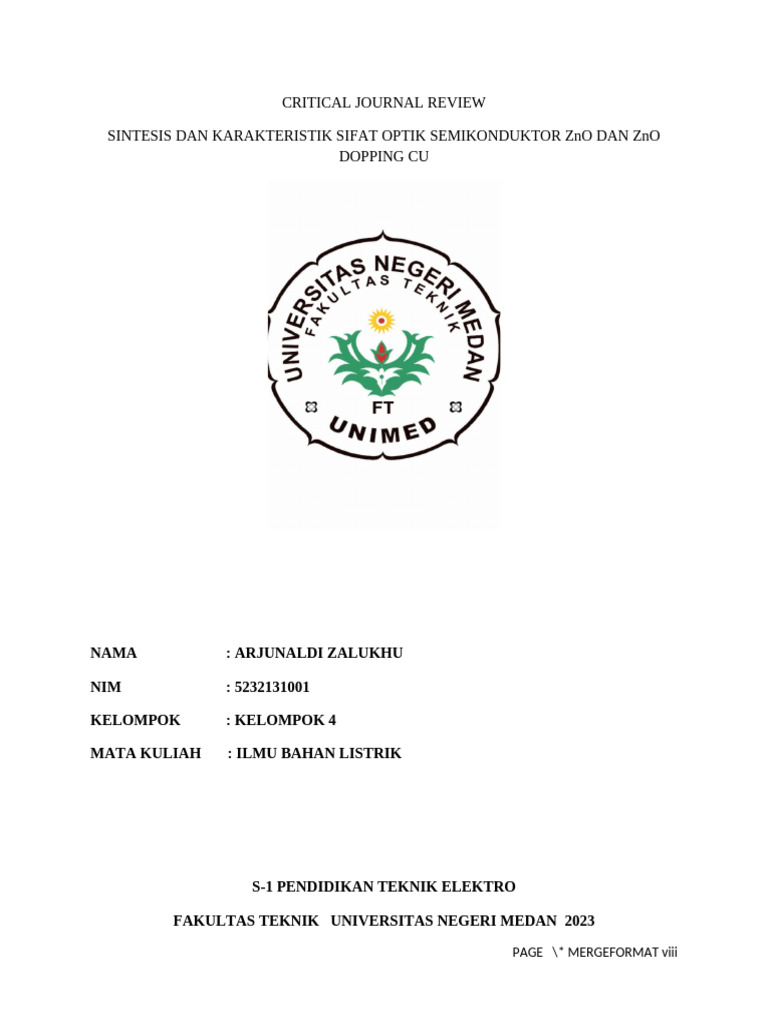 CJR Ilmubahanlistrik | PDF