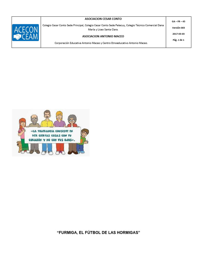 Taller de Tolerancia | PDF | Tolerancia | Hormiga