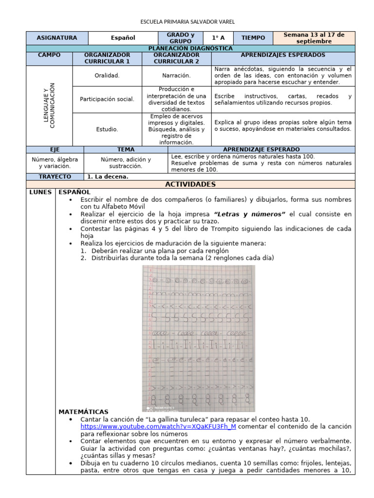 1a Semana 13 Al 17 de Septiembre SVR | PDF