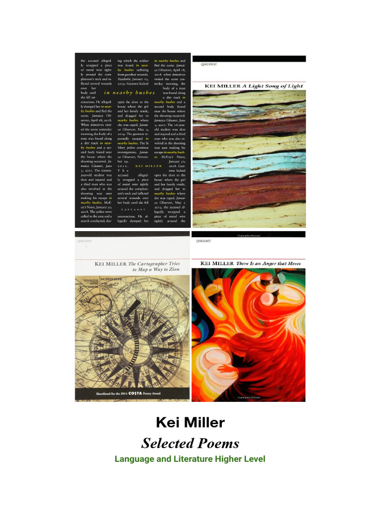 Kei Miller Selected Poems | PDF