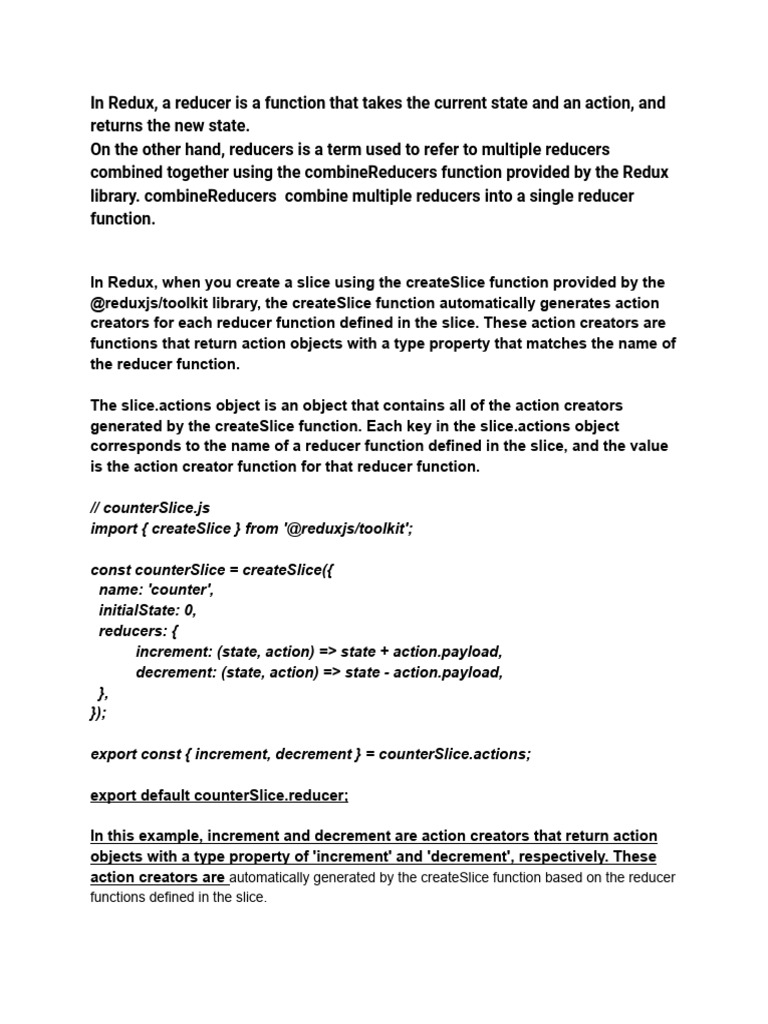 Redux ToolKit | PDF
