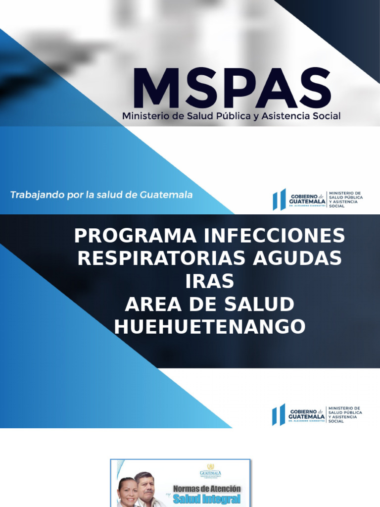 Programa IRAS y ETAS-DASH | PDF | Neumonía | Salud y bienestar