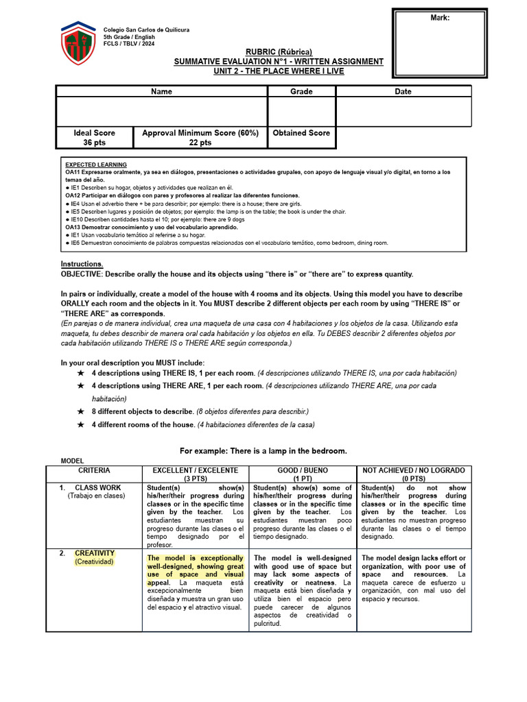 5° Básicos - English - Expressing Quantity | PDF