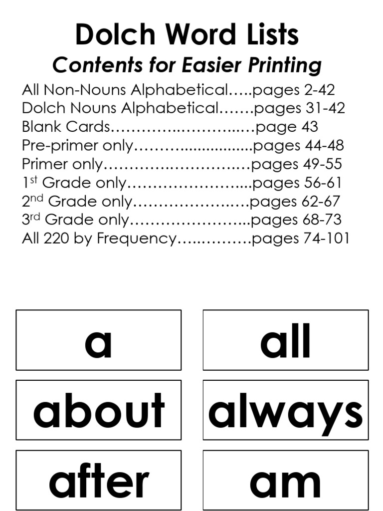 PowerPoint Sight Word | PDF