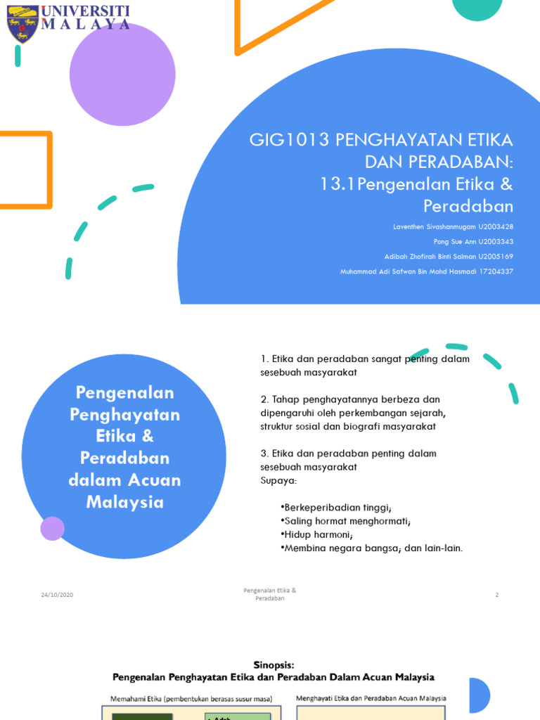 Gig1013 Penghayatan Etika Dan Peradaban | PDF