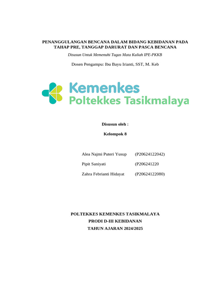 Kel 8 - Ipe-Pkkb-1 | PDF