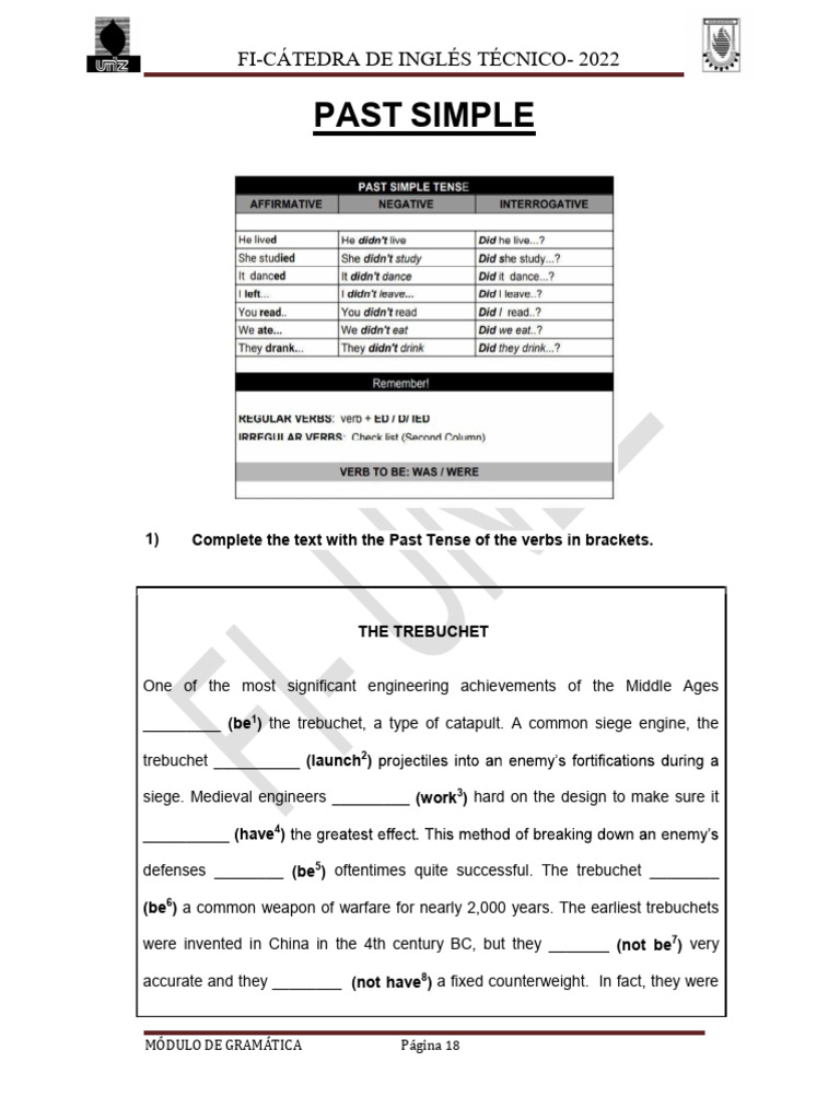 Activities - Past Simple Continuous | PDF