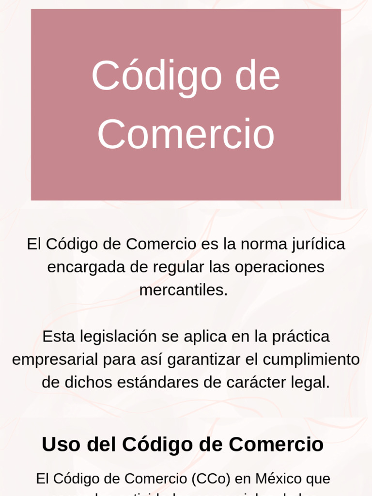 Código de Comercio | PDF