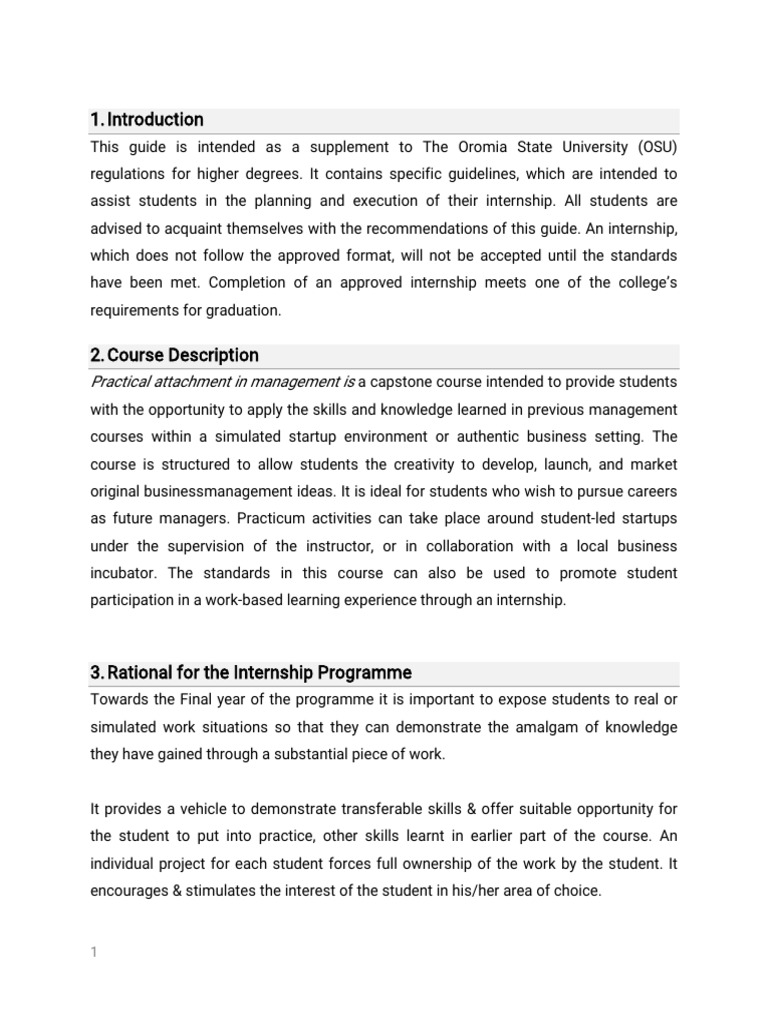 Practicum Summarized | PDF