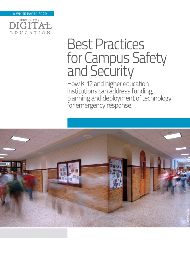 Anixter Best Practices For Campus Saftey and Security Whitepaper en | PDF