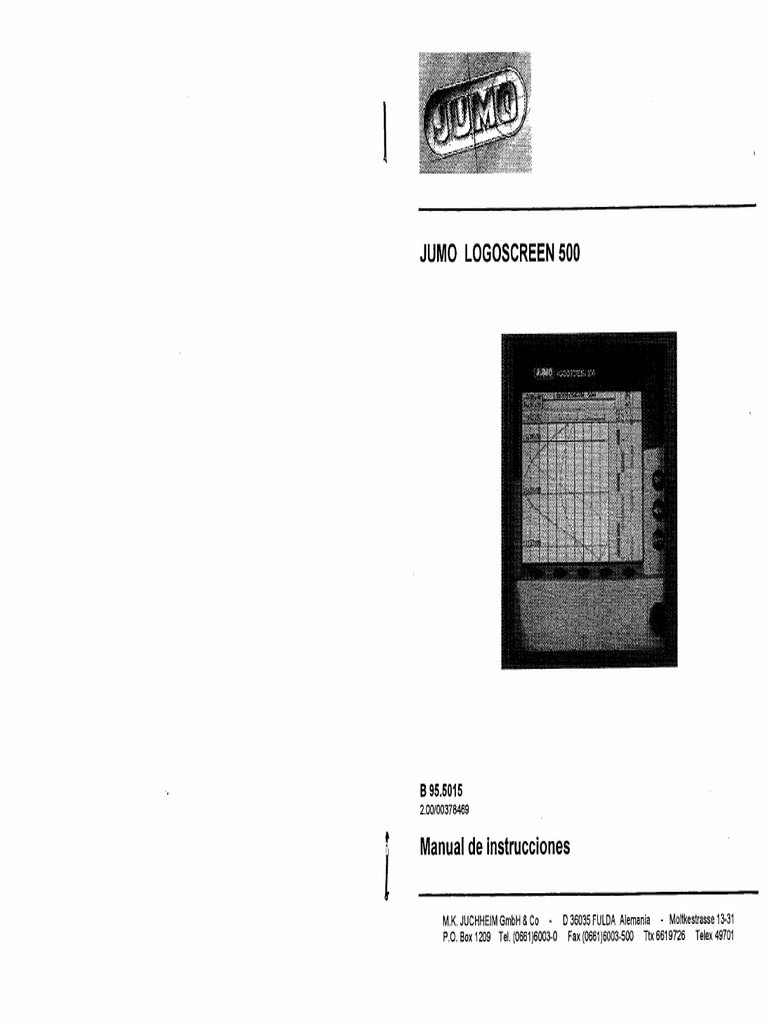 Jumo. B95.5015e | PDF