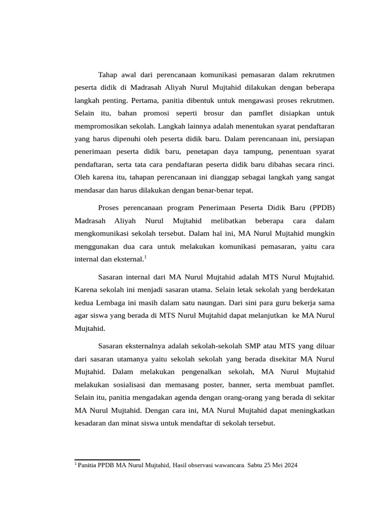 Bagaimana Proses Perencaran Komunikaasi Pemasaran Untuk Program ...