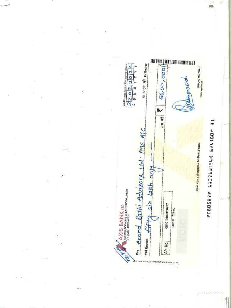 Cheque | PDF