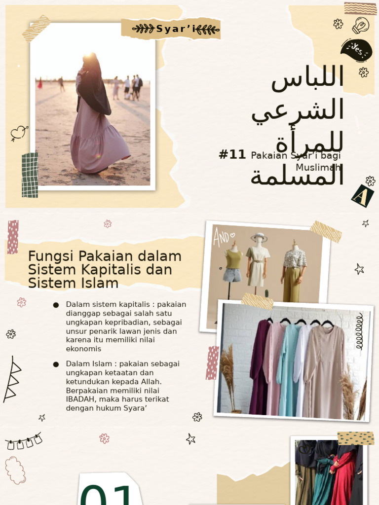 Pakaian Syar’i dan Aurat Wanita | PDF | Semitic Words And Phrases ...