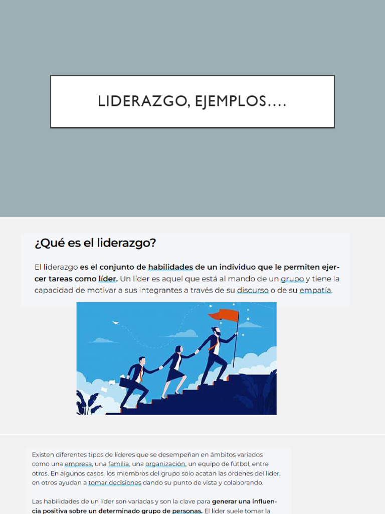 Estilos de Liderazgo | PDF