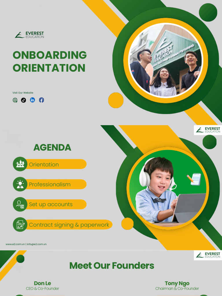 HR Onboarding Orientation - AT-TA-Intern | PDF