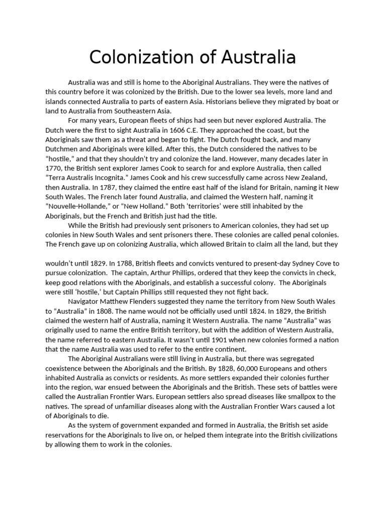 Australia | PDF | Australia | History